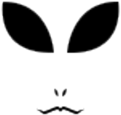 Classic Alien Face - Roblox Classic Alien Face - Full Size PNG Clipart ...