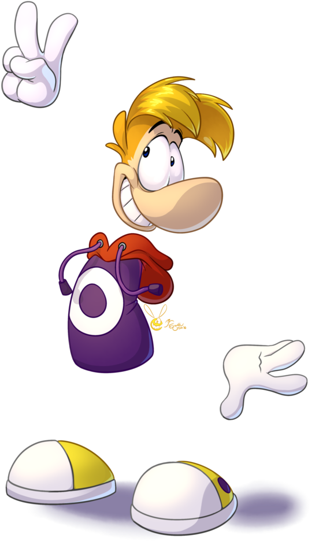 Rayman - Rayman Origins - (705x1133) Png Clipart Download