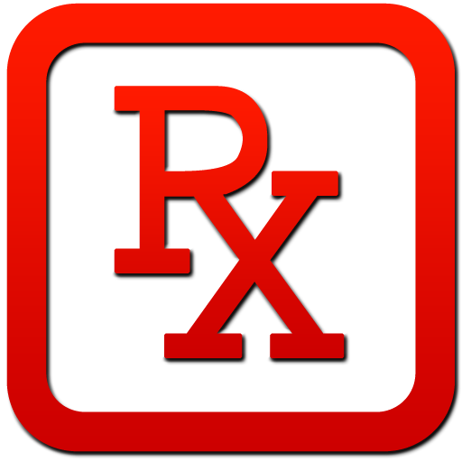 Rx Symbol Red Roman Frame - Rx Clipart Red - (512x512) Png Clipart Download
