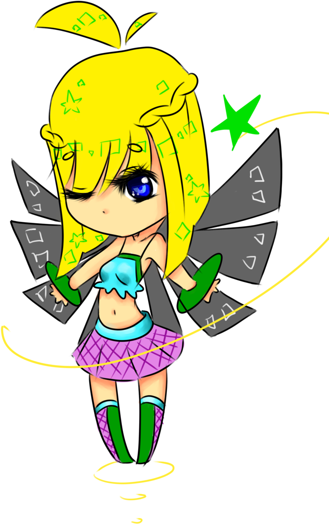 Chibi By Dreaming-distance - Cartoon - (701x1139) Png Clipart Download