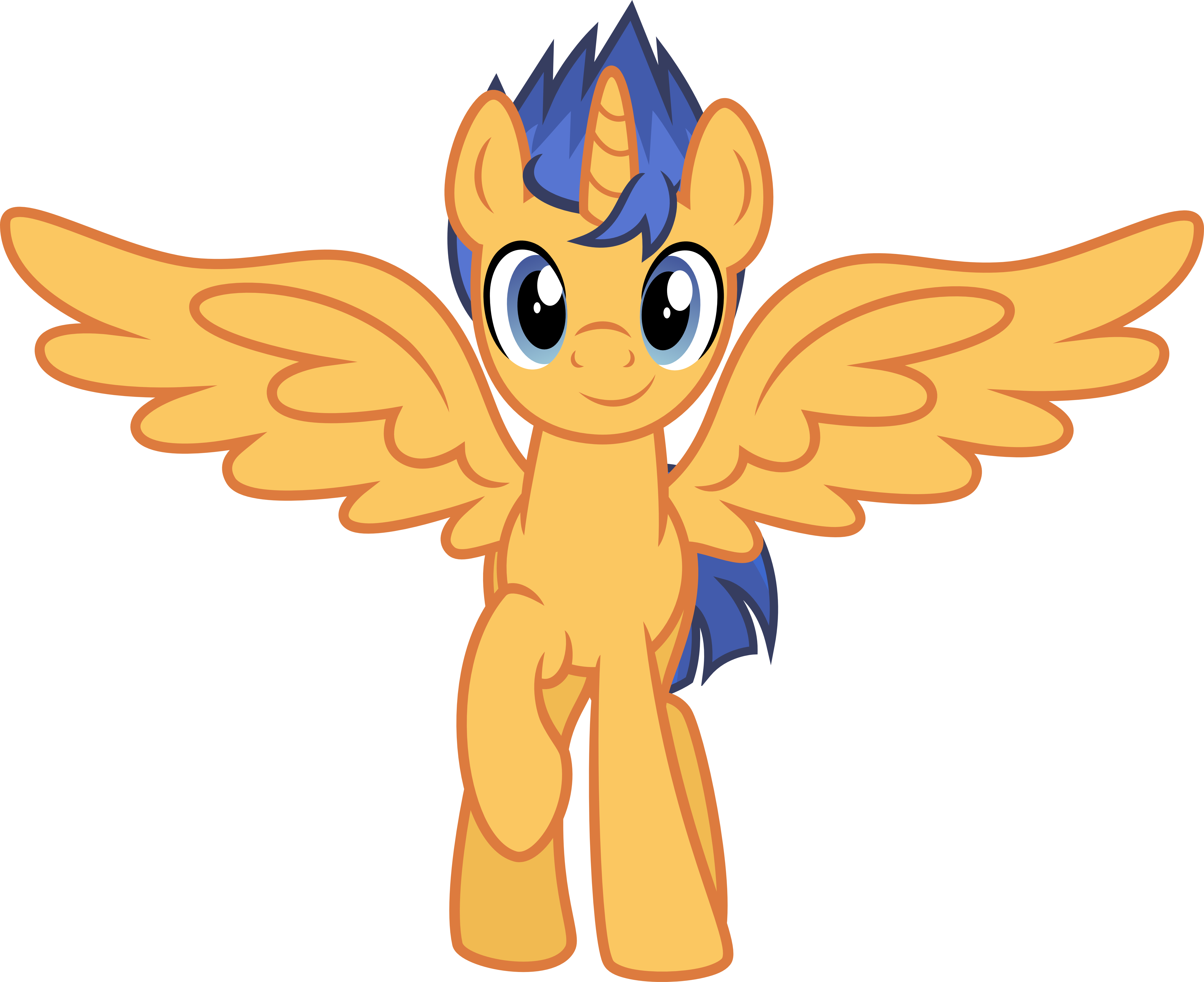 My Little Pony Clipart Yellow - Flash My Little Pony - (5169x4215) Png ...