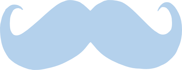 Mexican Mustache Clipart - Blue Mustache Transparent Background ...