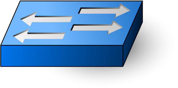 Free Vector Network Switch Clip Art - Network Switch Symbol - (600x376 ...