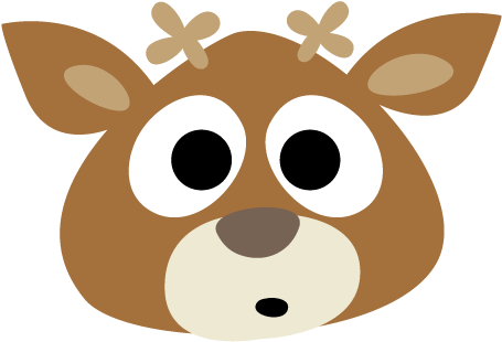 Deer Mask Printable - (500x500) Png Clipart Download