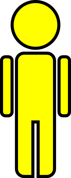 Stick Figure Man Yellow Clip Art - Free Clip Art Yellow Stick Man ...