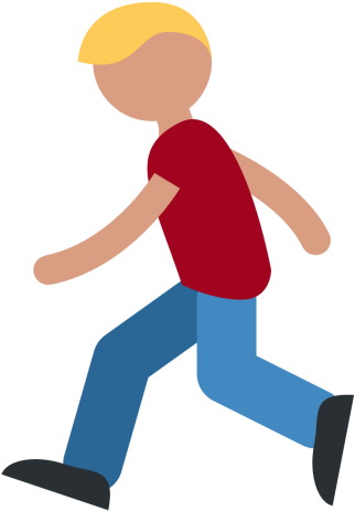 Running-person Icons - Runner Emoji Png - (512x512) Png Clipart Download