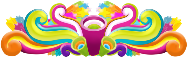 Colorful Swirls Vector Graphics Free Vector In Encapsulated - Colorful ...