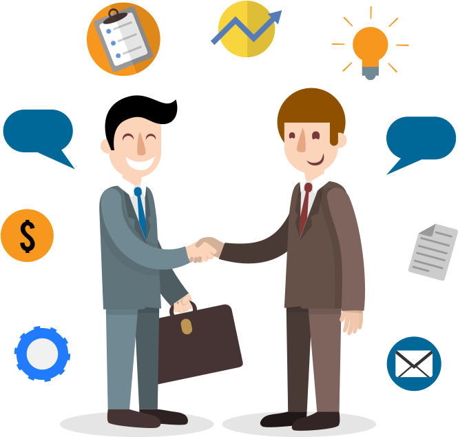 Businessperson Business To Business Service Cartoon - Businessperson ...