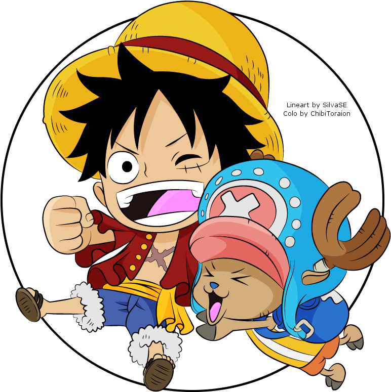 Luffy And Chopper One Piece - (855x815) Png Clipart Download