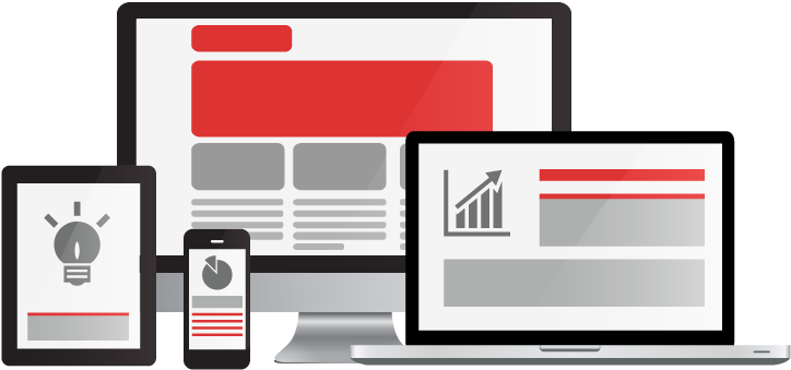 Responsive Web Design - Web Design Vector Png - (800x400) Png Clipart ...