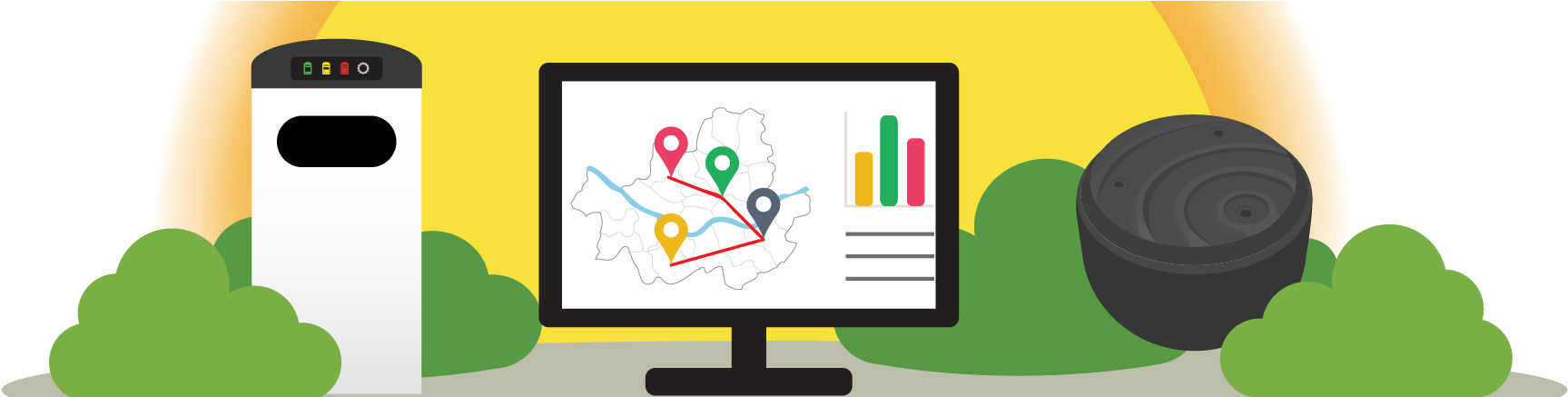 Smart Waste - (1746x436) Png Clipart Download