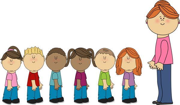 Student Queue Clipart - Line Up - (600x351) Png Clipart Download