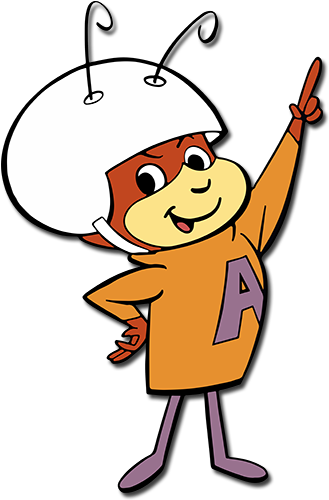 Atom Ant Character Fanart - Atom Ant Logo - Full Size PNG Clipart ...