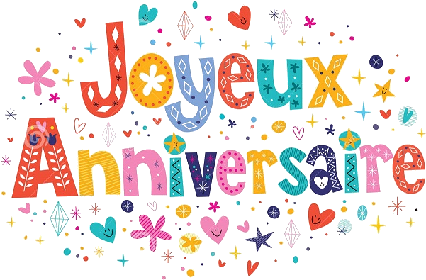 Bonne Anniversaire - Happy Birthday In French - (627x415) Png Clipart ...