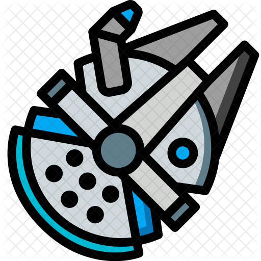 Millennium Falcon Icon - Millennium Falcon - Full Size PNG Clipart ...