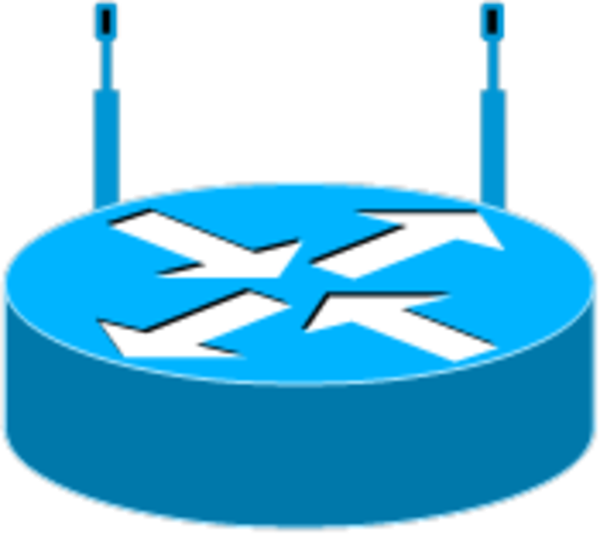 Cisco Wireless Router Icon - (600x535) Png Clipart Download