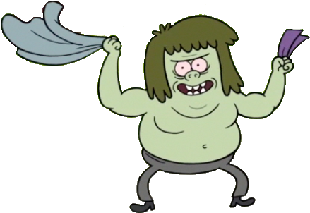 Muscle Man From Regular Show - (448x310) Png Clipart Download