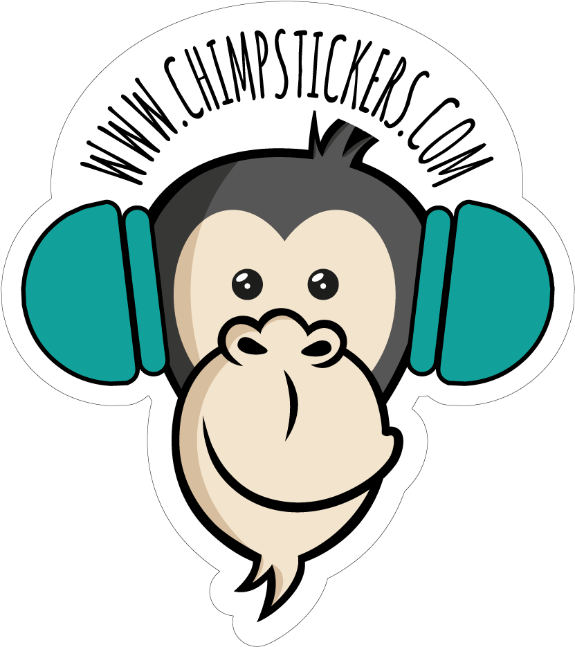 Fones Chimp Stickers - Stickers Png - Full Size PNG Clipart Images Download