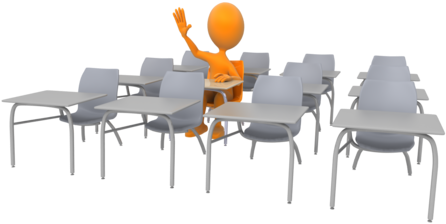 Absent Student Clipart Quiz You Will Be Expected - Student - (500x281 ...