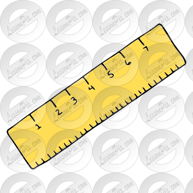 Ruler Picture - Drawing - (380x380) Png Clipart Download