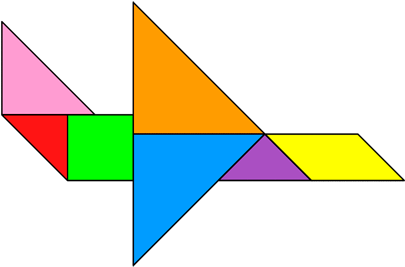Free Printable Tangrams - Tangram Puzzles Airplane - (420x420) Png ...