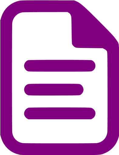 Purple Document Icon - Red Document Icon Png - (512x512) Png Clipart ...