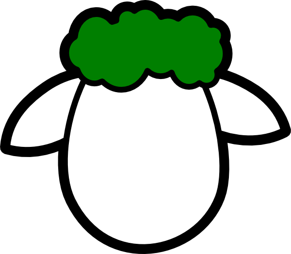 Sheep Face Coloring Page - (600x524) Png Clipart Download