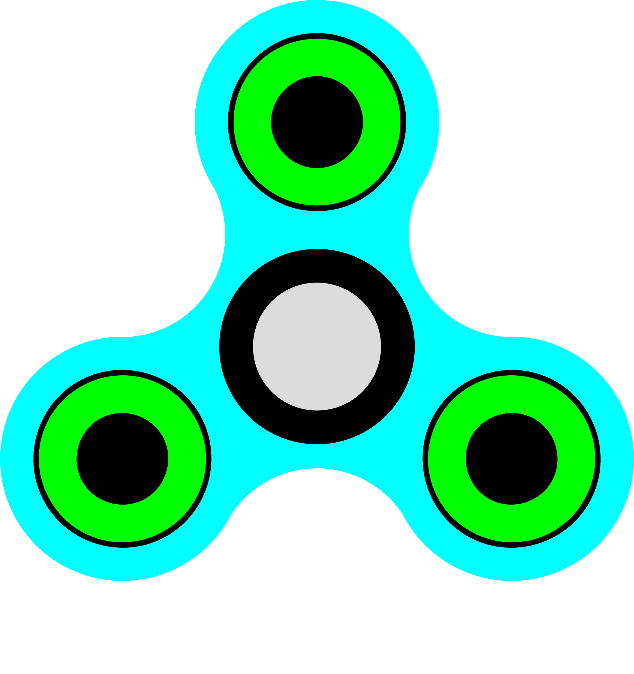 Big Image - Fidget Spinner Clipart - Full Size PNG Clipart Images Download
