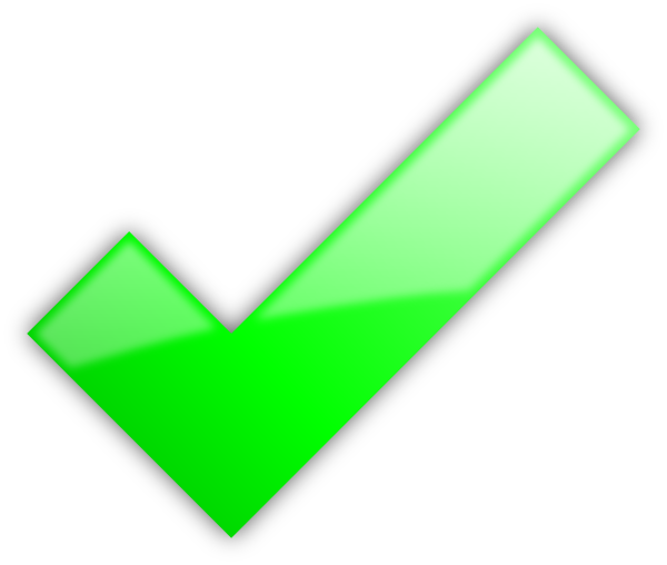 Powerpoint Check Mark - Big Green Check Mark - (600x508) Png Clipart ...