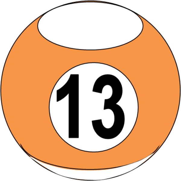 13 Ball Clipart - (600x600) Png Clipart Download