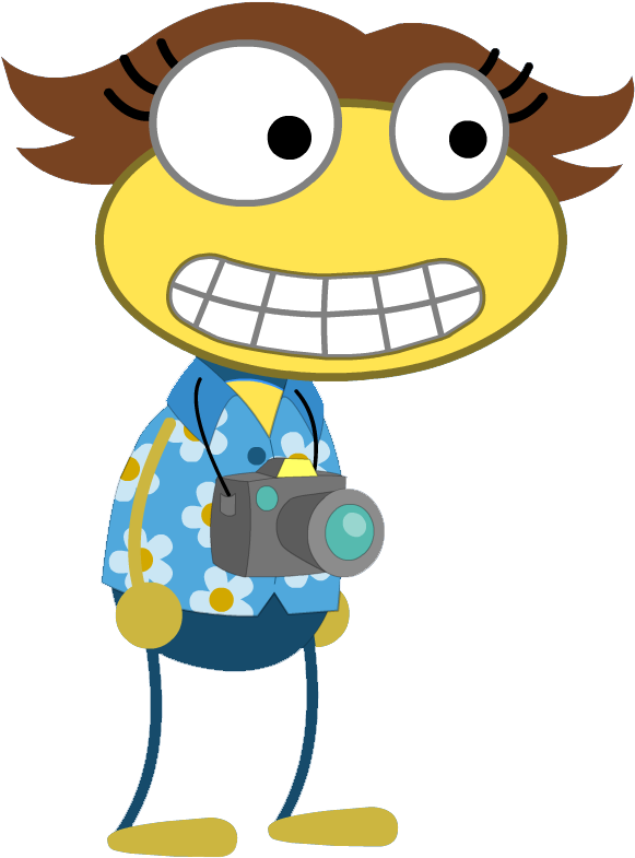 Tourist Lady - " - Wiki - (654x826) Png Clipart Download