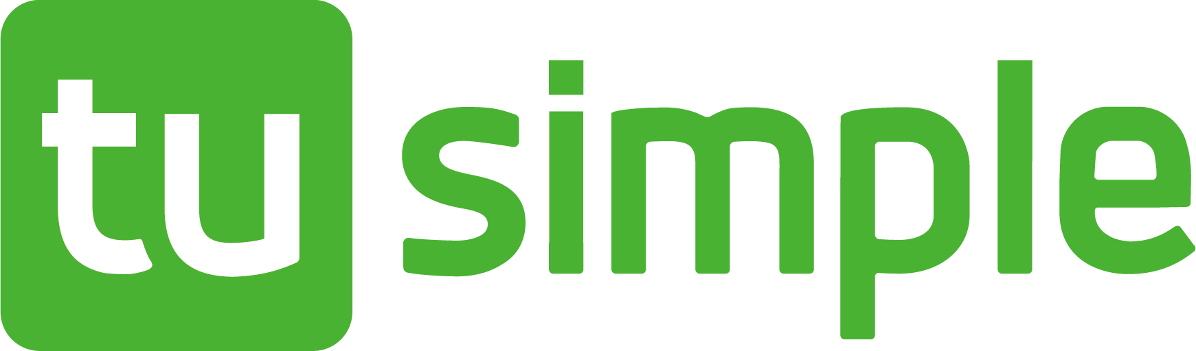 Tusimple Logo - (1741x512) Png Clipart Download