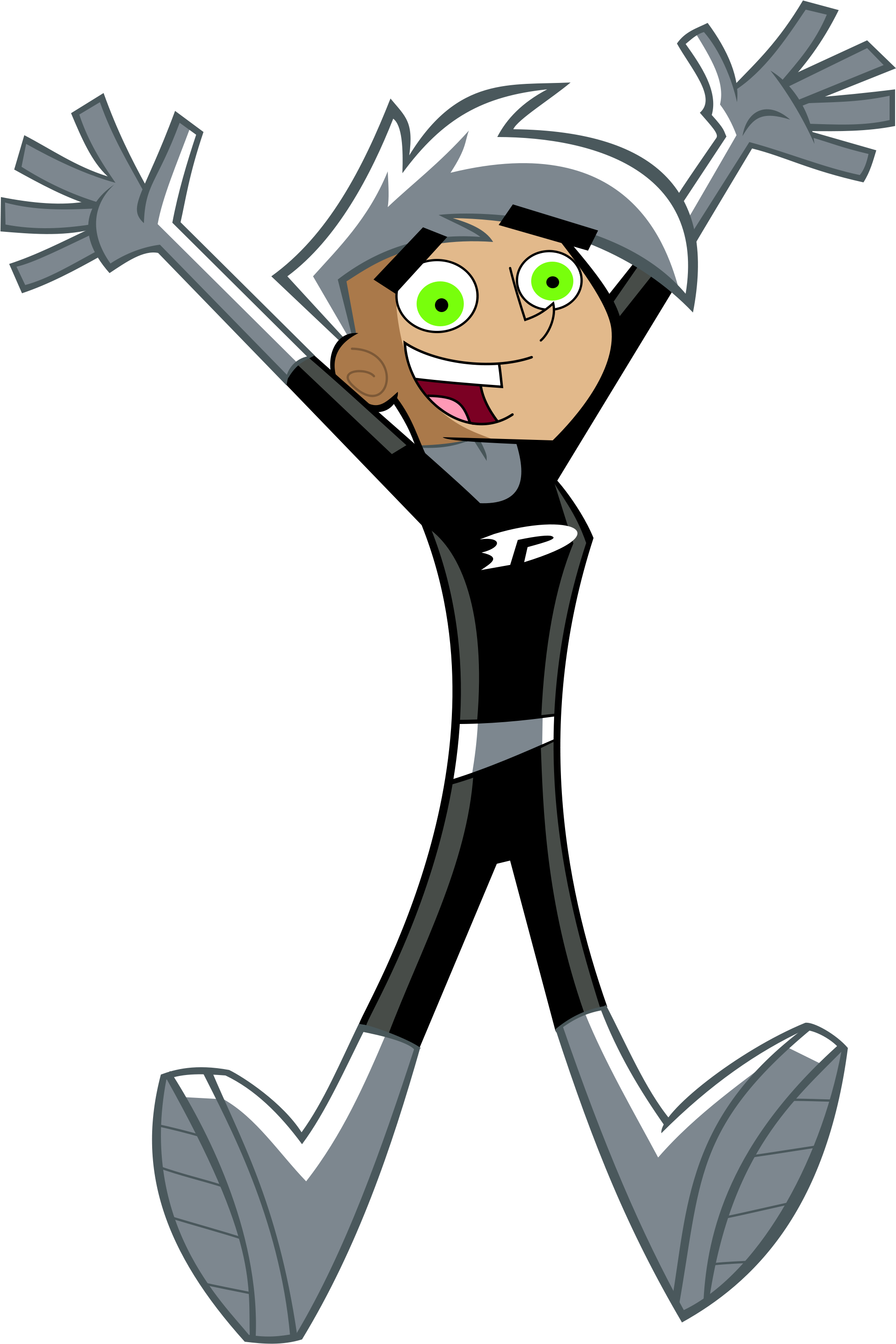 Phanom Clipart Danny - Excited Danny Phantom - (2065x3105) Png Clipart ...