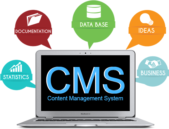 How Does Cms Work - Custom Cms Development - (610x511) Png Clipart Download