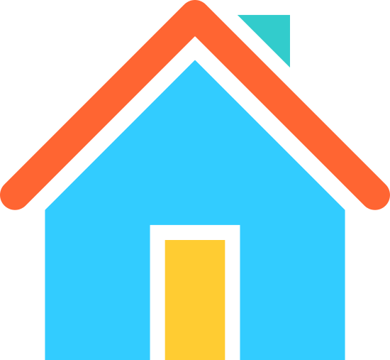 Flat Home Icon House Pictograph - Home Flat - (550x507) Png Clipart ...