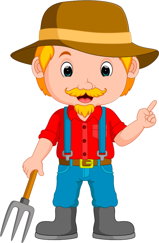 Cartoon Farmer Royalty-free Illustration - Farmer Cartoon Vector ...