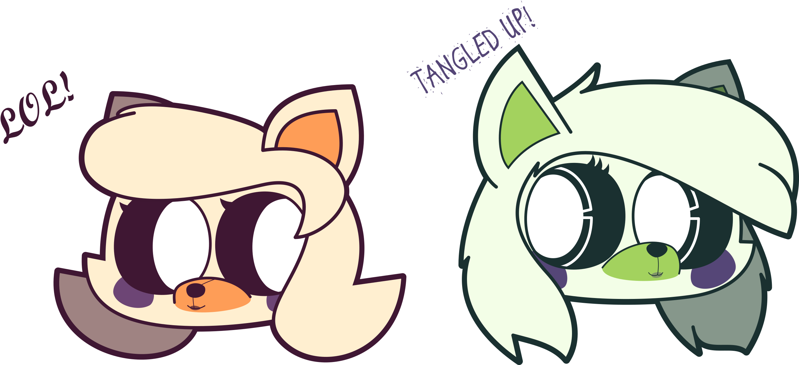 Artworkquick - Lolbit And Tangle - (2685x1211) Png Clipart Download