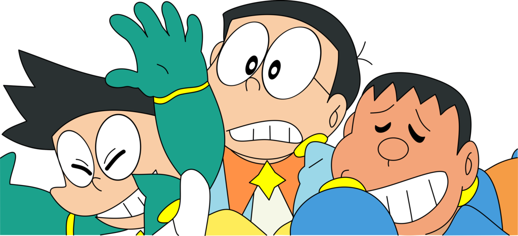 Doraemon Nobita Gian Suneo 2015 Vector By Jewel Chanxoxo - Doraemon ...