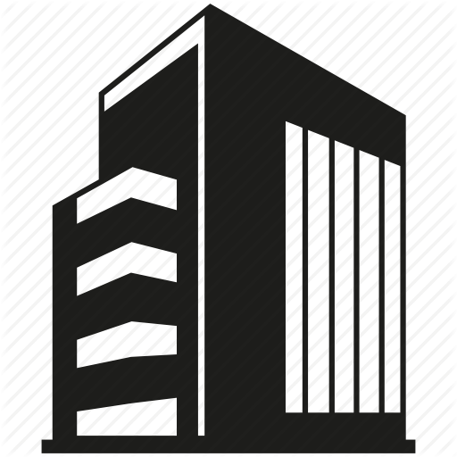 Residence Building Icon Stock Vector Get4net - Real Estate Building ...