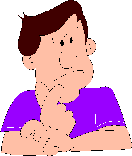 Man Thinking1 - Person Thinking Clipart Gif - (459x543) Png Clipart ...