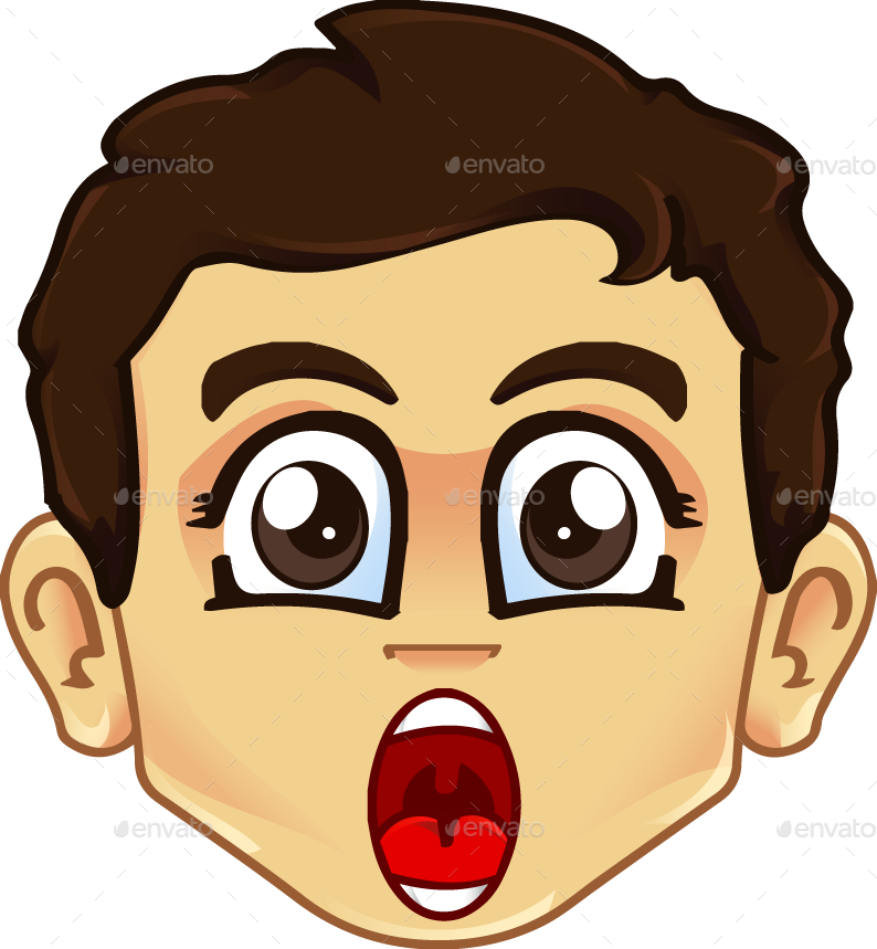 Shock - Shocked Boy Cartoon Png - (794x859) Png Clipart Download