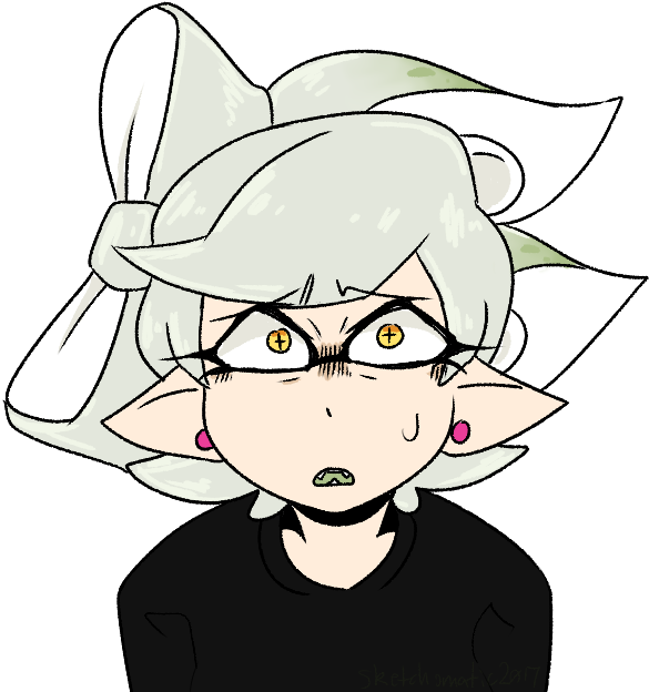 Splatoon Callie And Marie Shocked - (642x643) Png Clipart Download