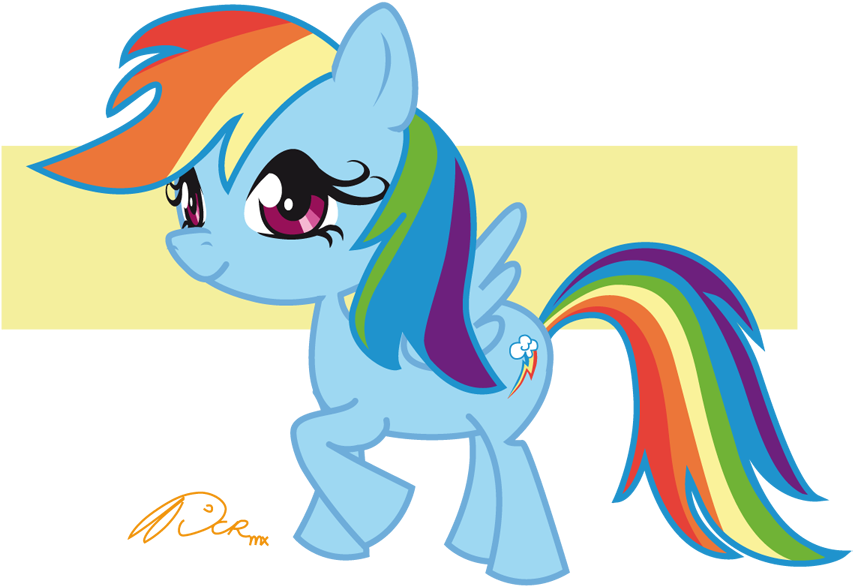 Rainbow Dash - (895x635) Png Clipart Download