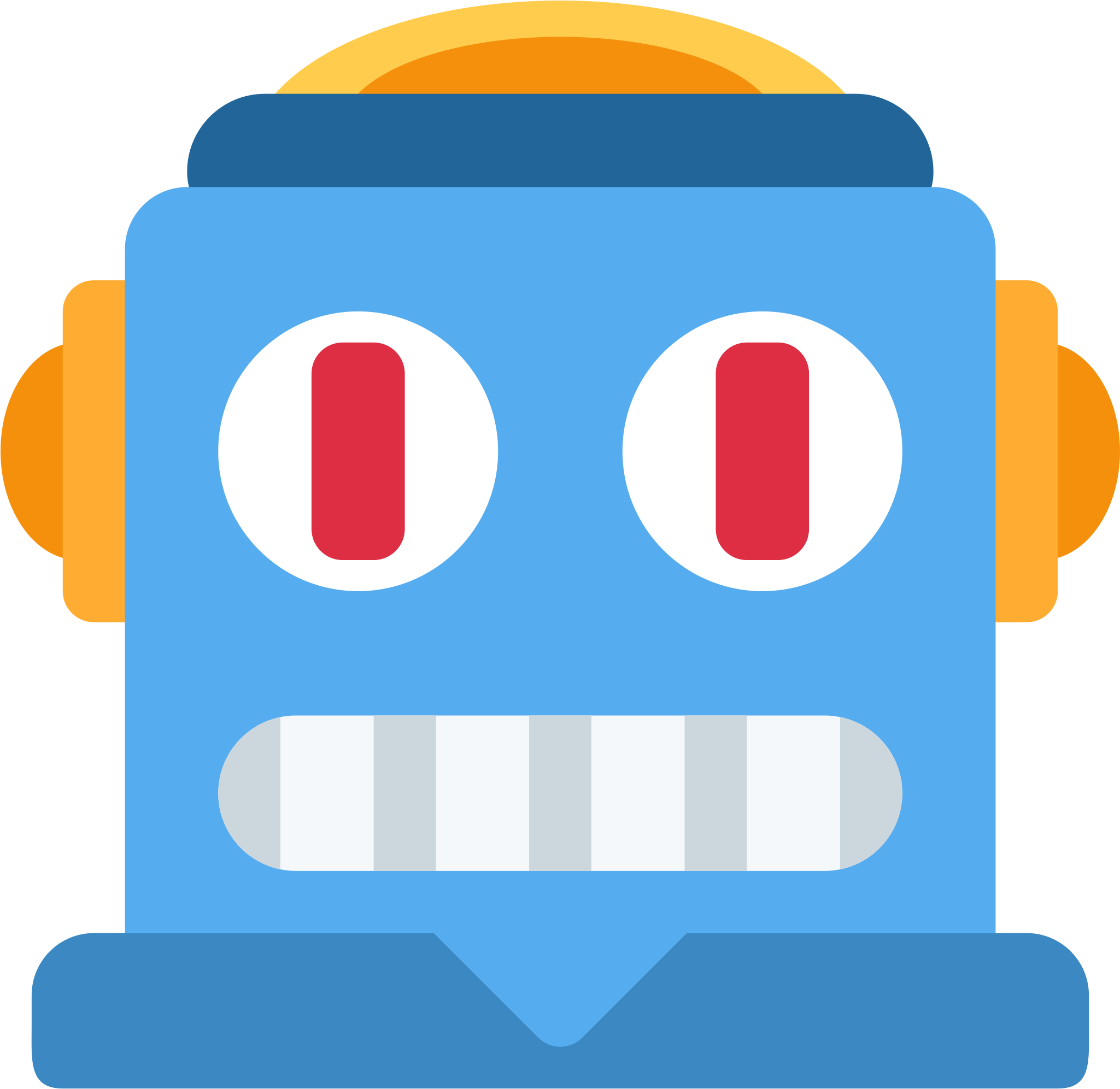 Robot - Discord Robot Emoji - (2048x2048) Png Clipart Download