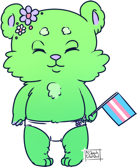 Transgender Bear - Transgender Bear - (500x600) Png Clipart Download