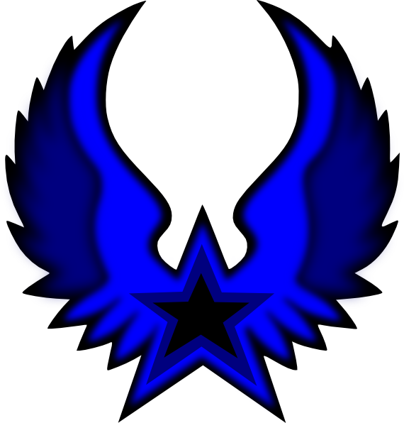 Wing - Winged Star - Full Size PNG Clipart Images Download