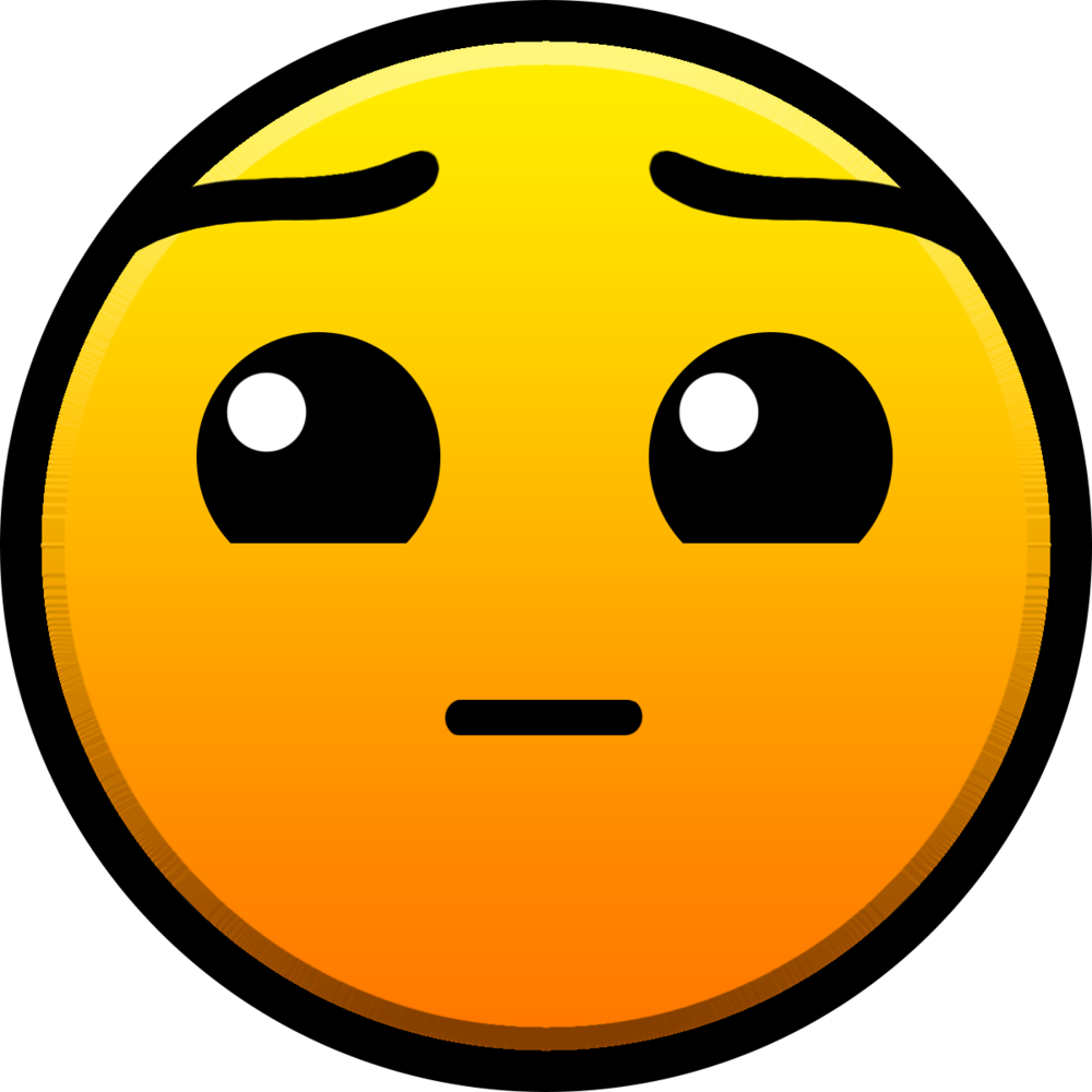 Catfish Cartoon - Hard Difficulty Geometry Dash - (1000x1000) Png ...