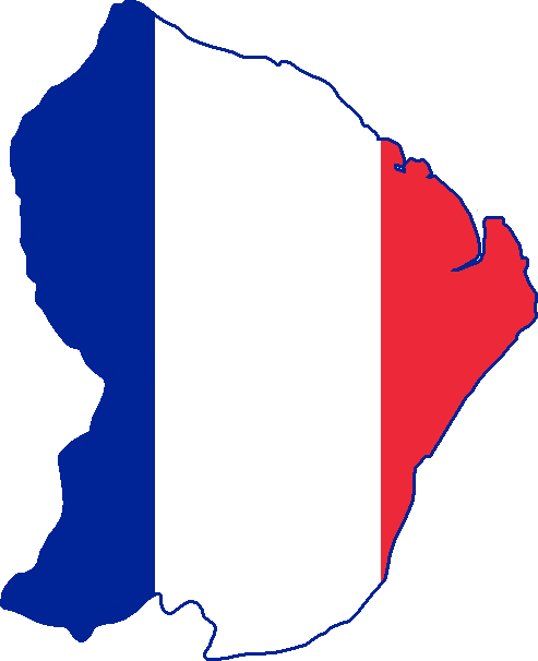 French Guiana Flag Map - French Guiana Flag Map - (493x606) Png Clipart ...