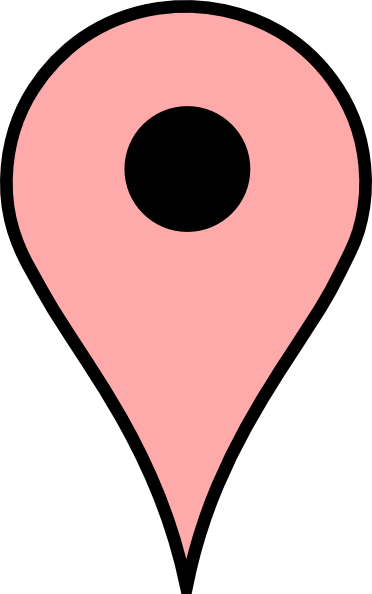 Map Pin Png Pink - (372x594) Png Clipart Download