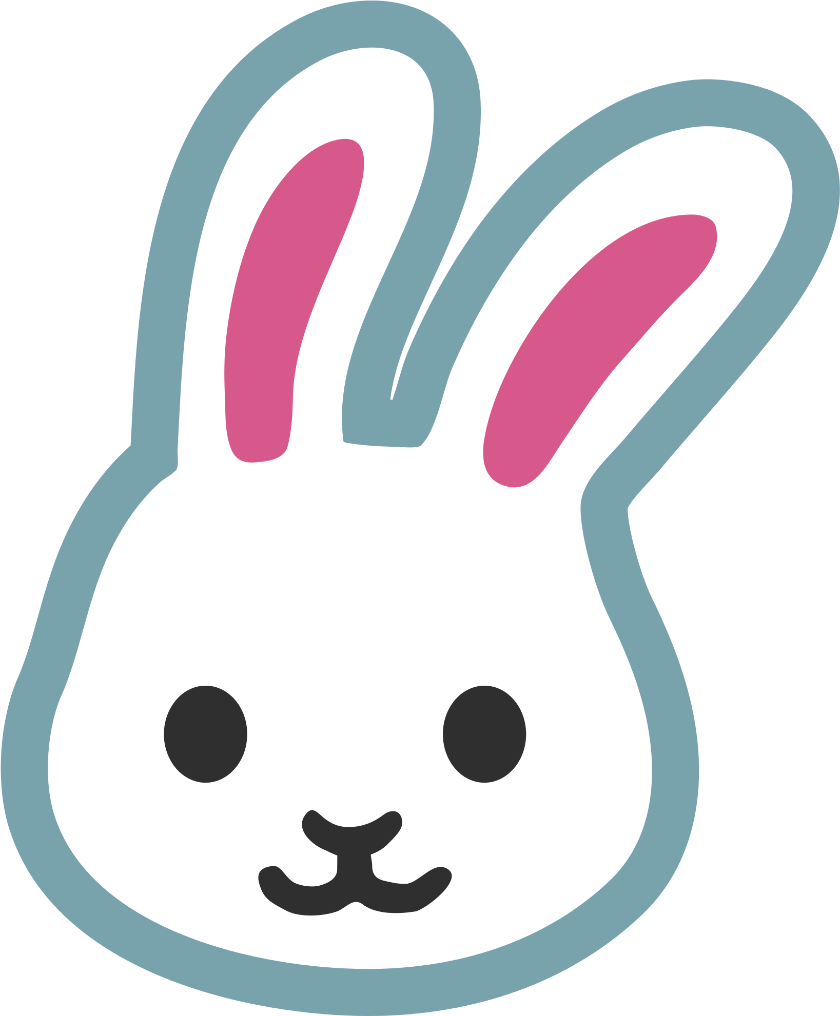 Easter Bunny Emoji Iphone Rabbit Emoticon - Rabbit Emoji - Full Size ...